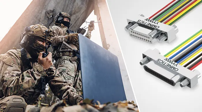 Robust connector systems for mobile defence electronics